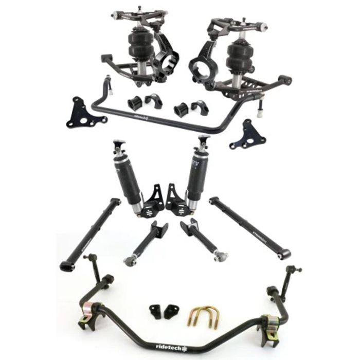 Ridetech Complete HQ Air Suspension System With Hub Spindle