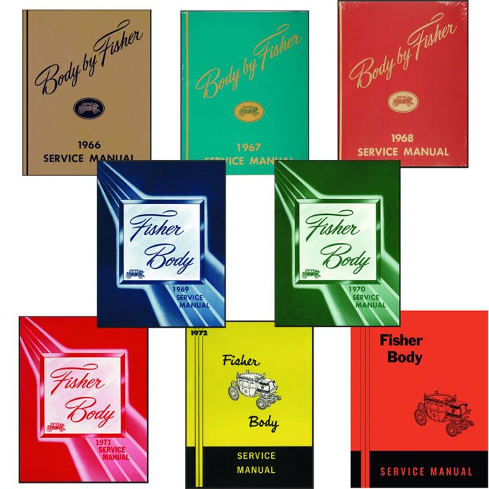 Fisher Body Service Manuals Chevelle/ El Camino/ Camaro